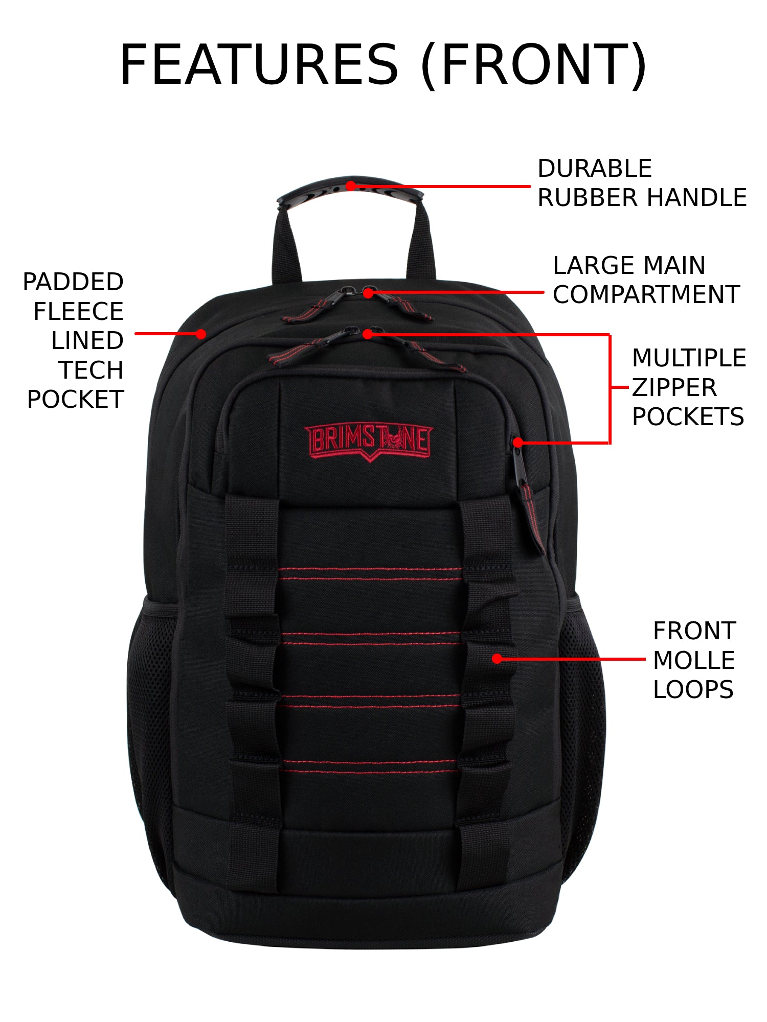 Exclusive Brimstone "Infinite Red" Tactical Backpack – Eastsport