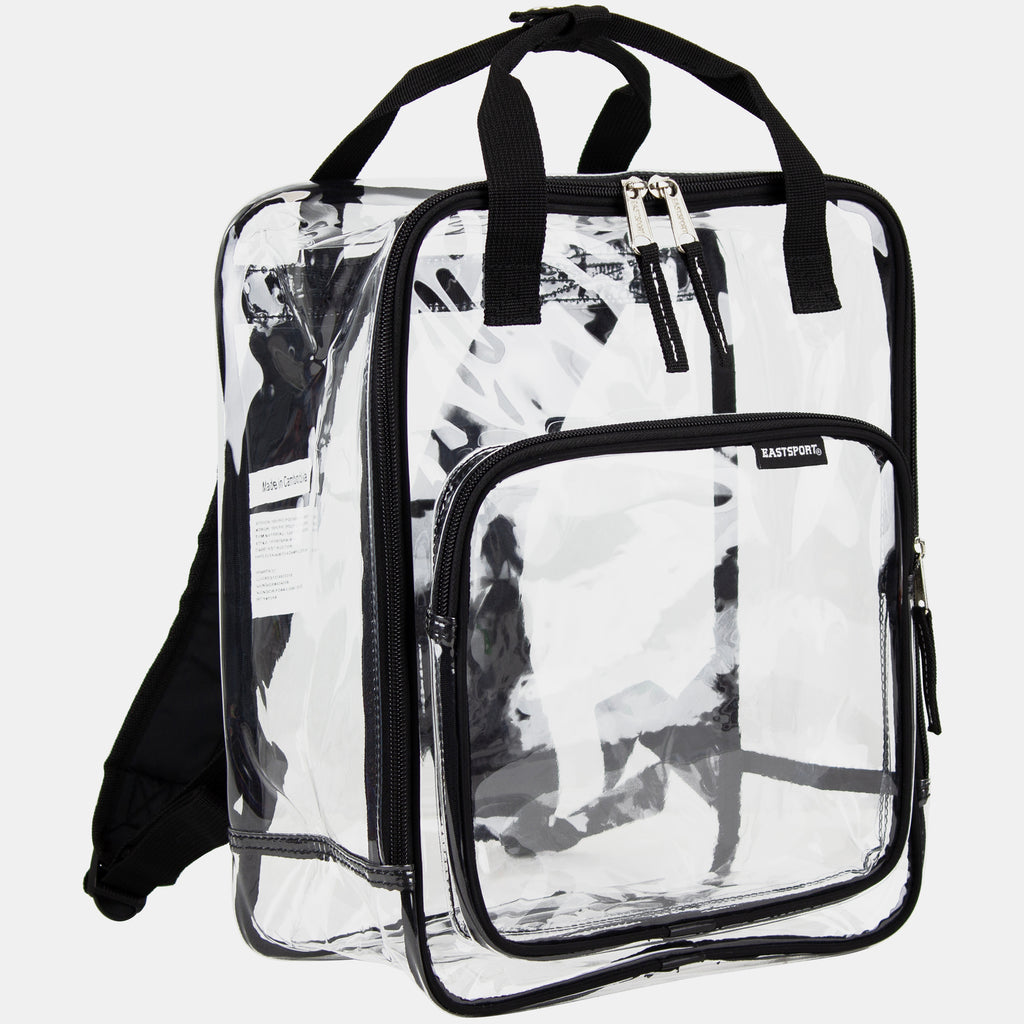 Double Handle Clear Stadium Approved Backpack – Eastsport