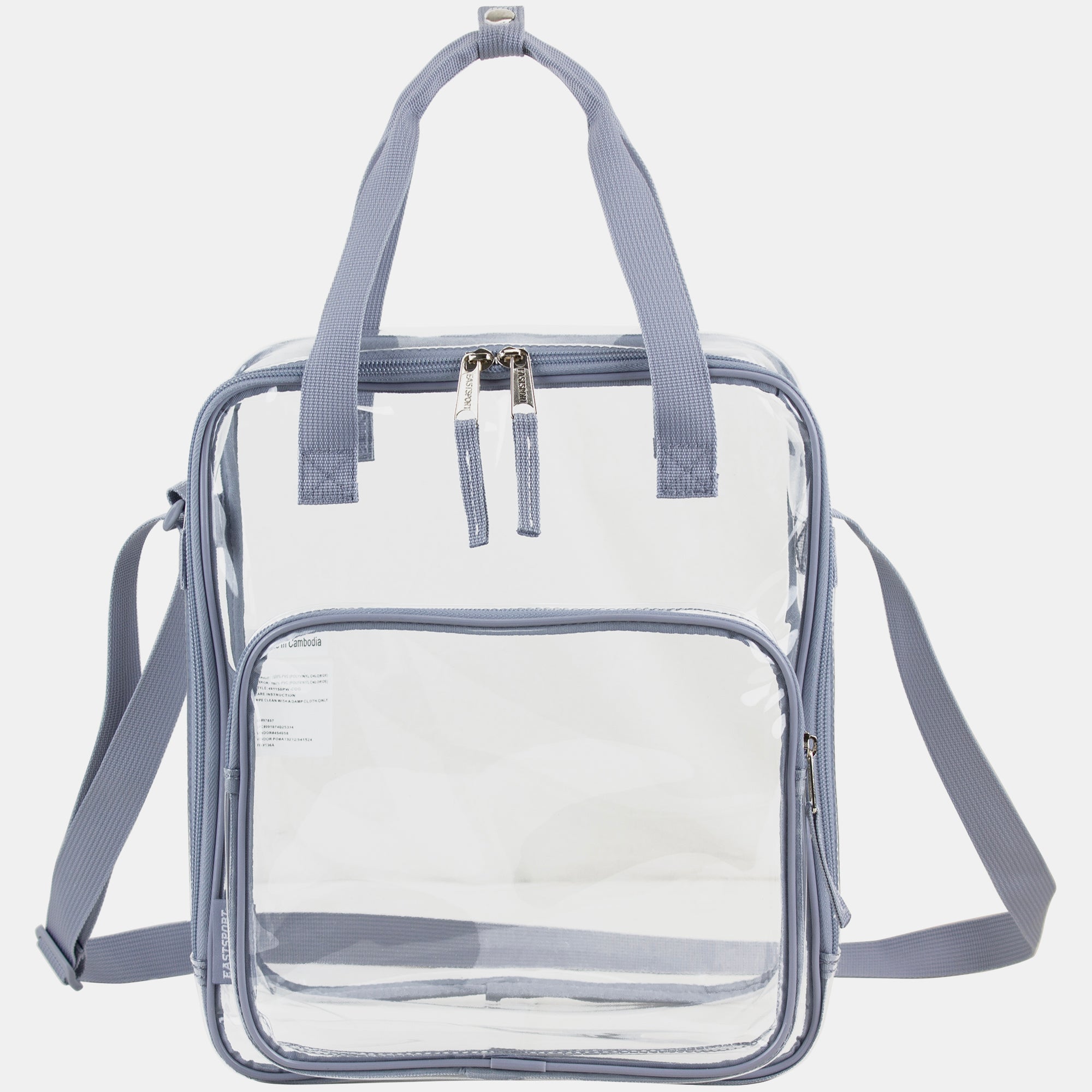 Clear Double Handle Stadium Approved Tote – Eastsport