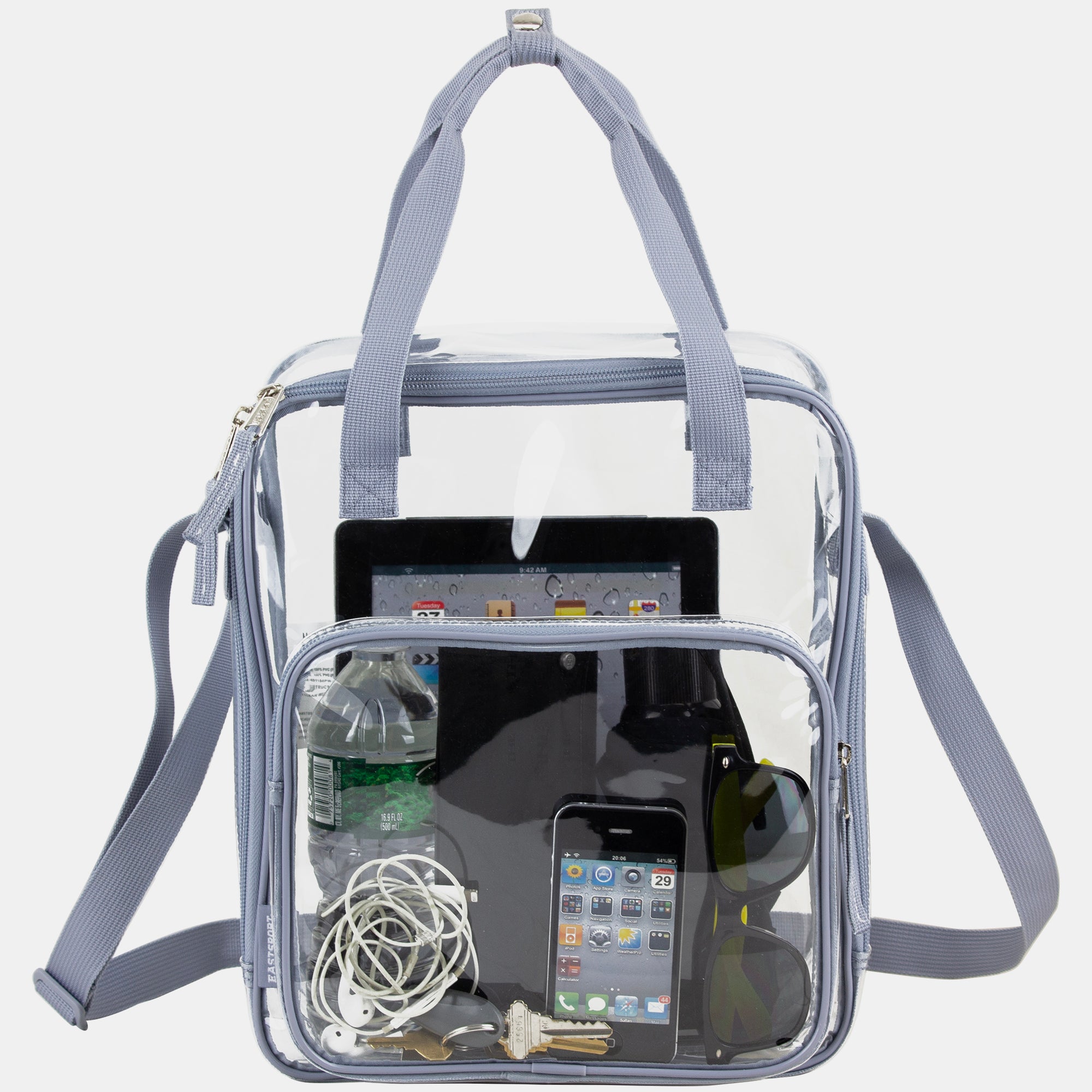 Clear Double Handle Stadium Approved Tote – Eastsport
