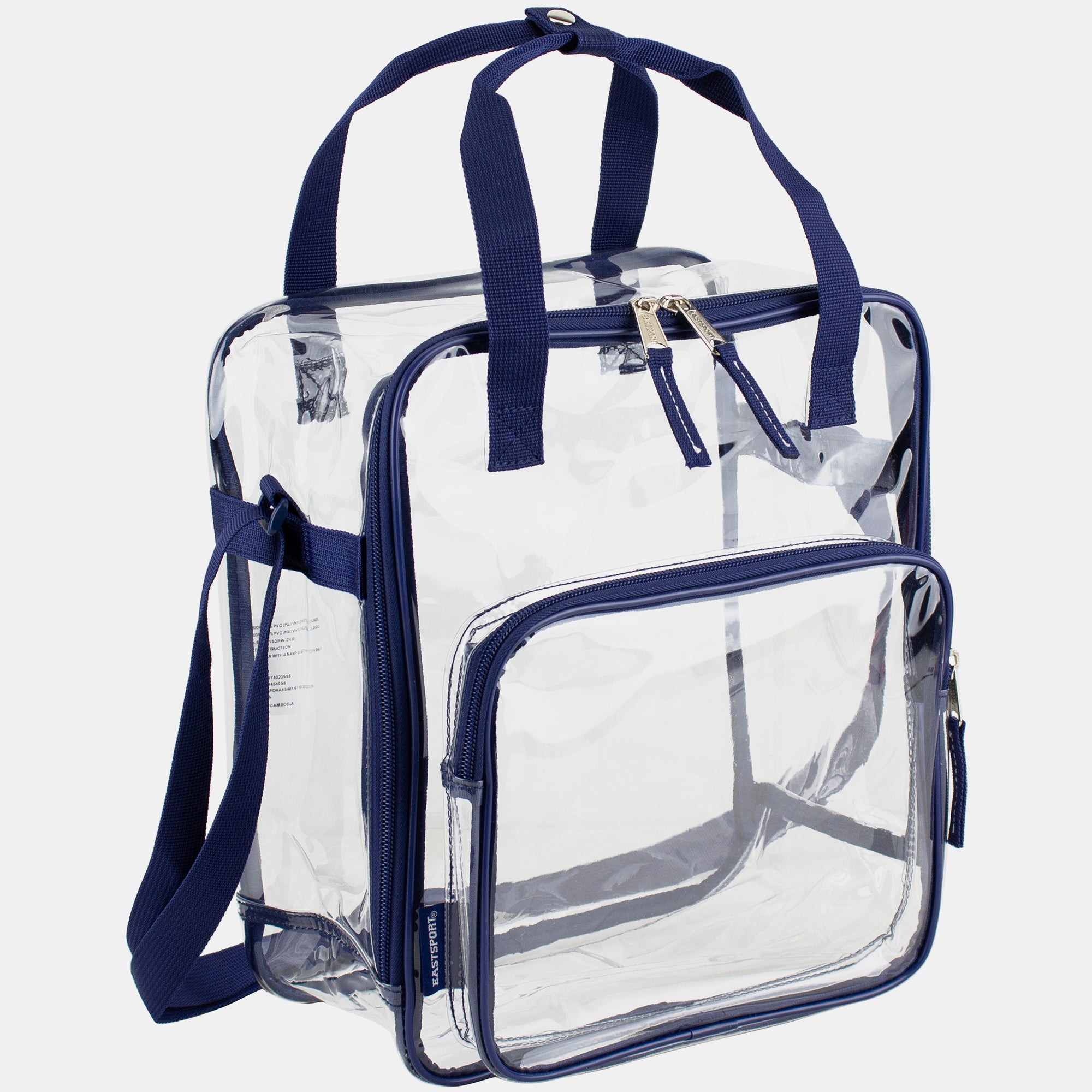 Clear Double Handle Stadium Approved Tote – Eastsport