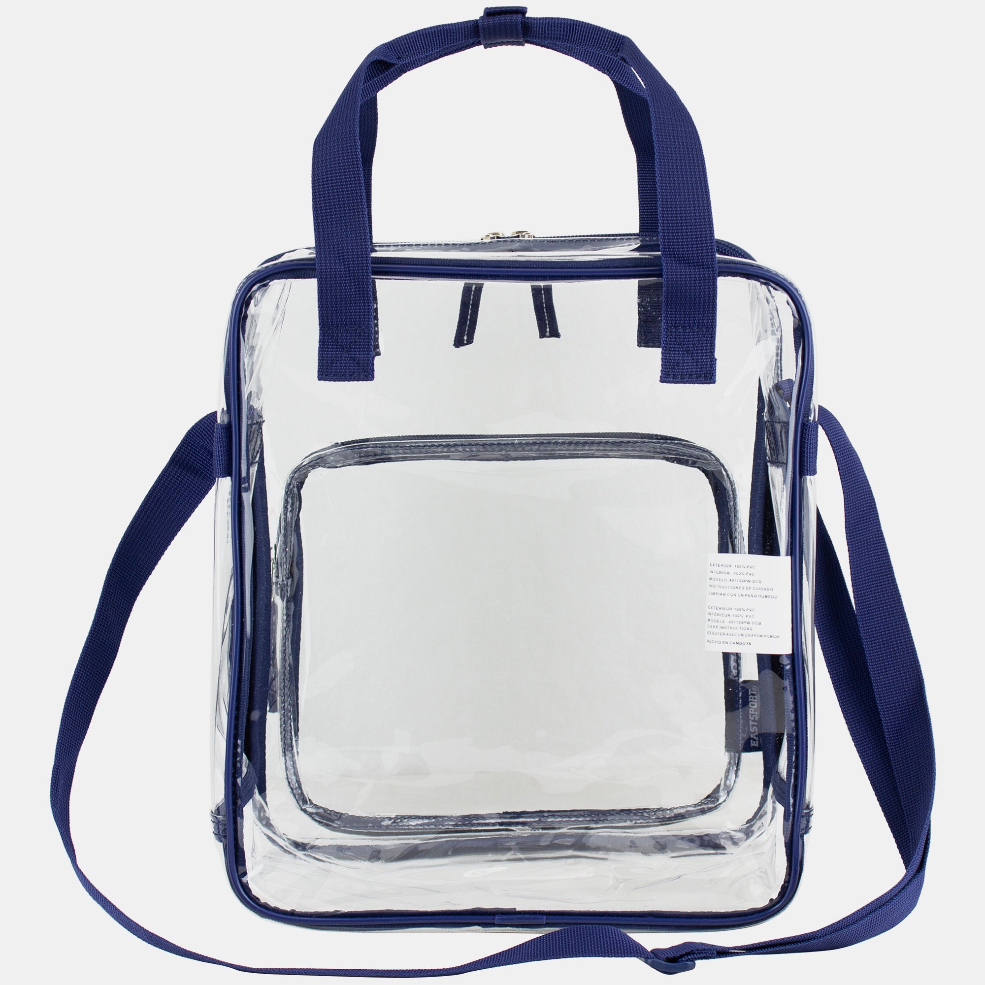 Clear Double Handle Stadium Approved Tote – Eastsport
