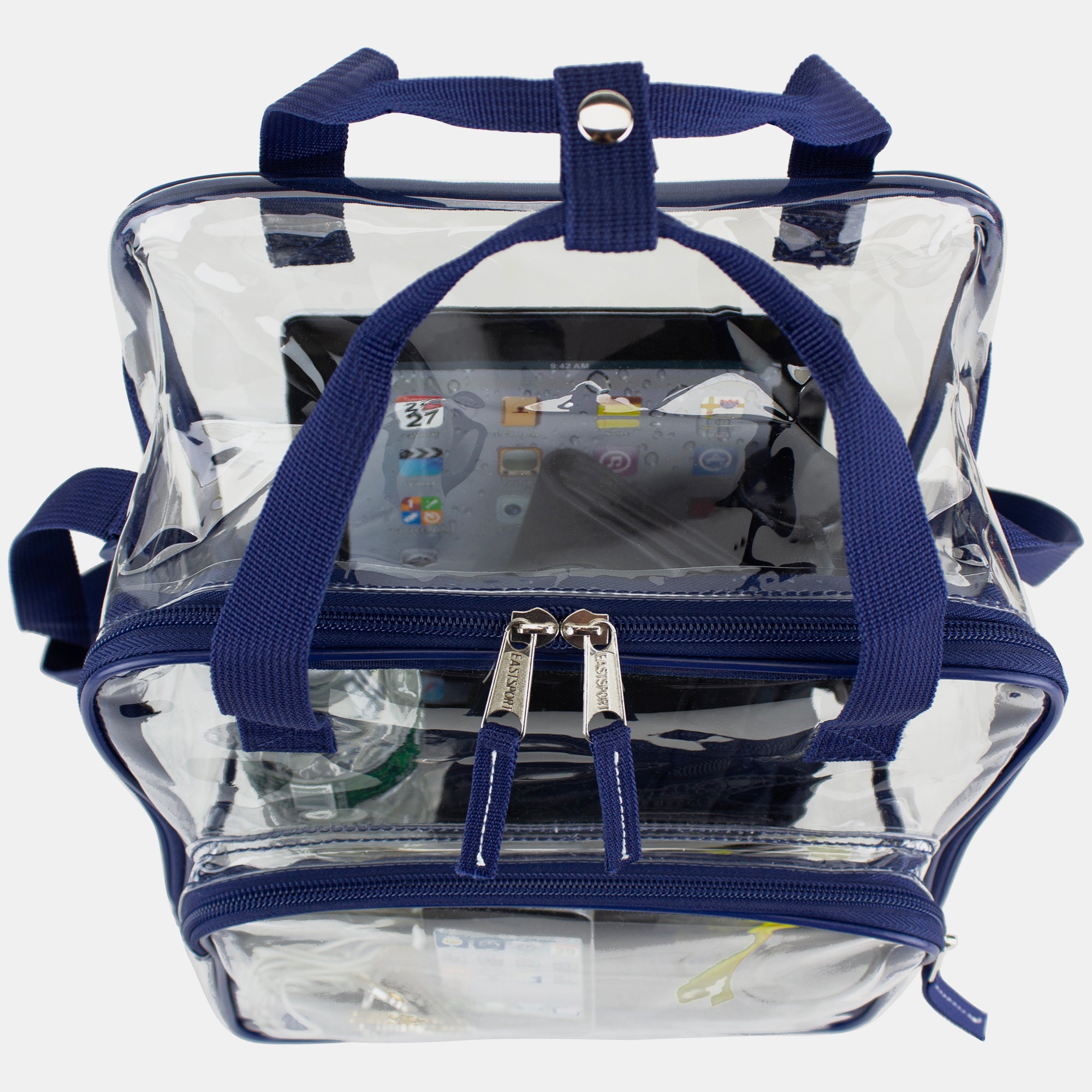 Clear Double Handle Stadium Approved Tote – Eastsport